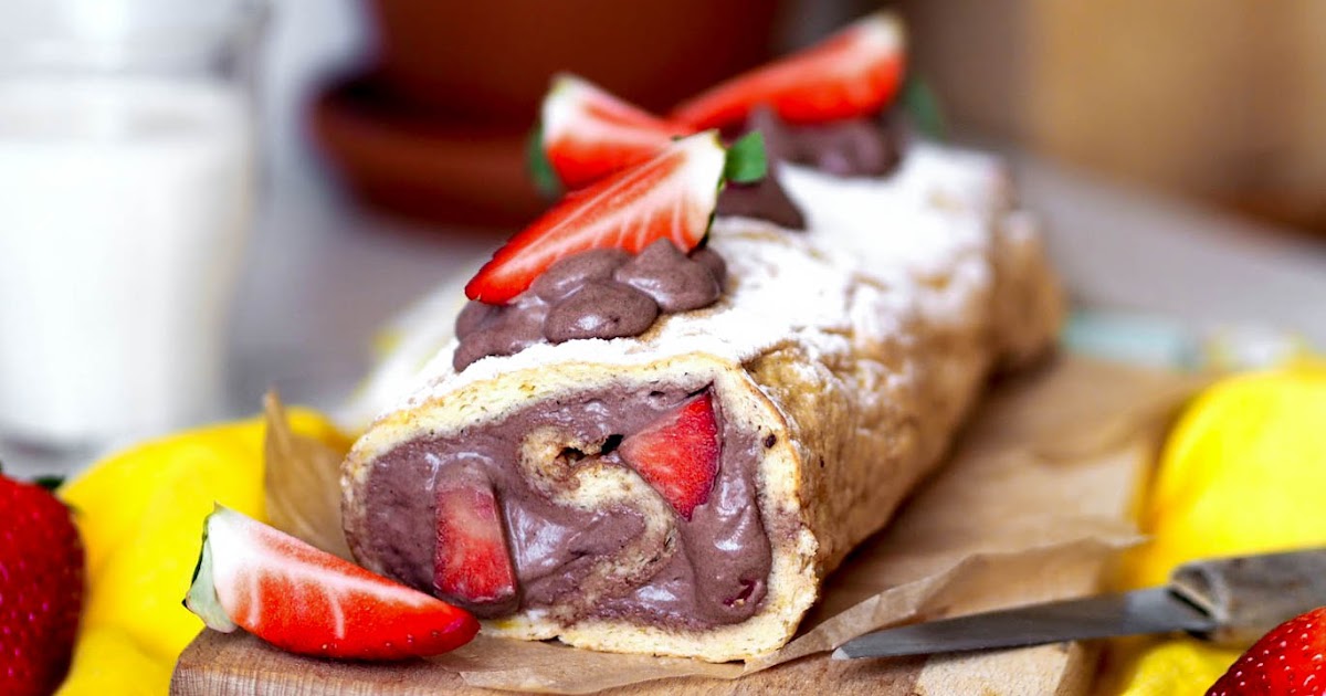 Smooth and cooking : BEZLEPKOVÁ ROLÁDA S ČOKO KRÉMEM A OVOCEM