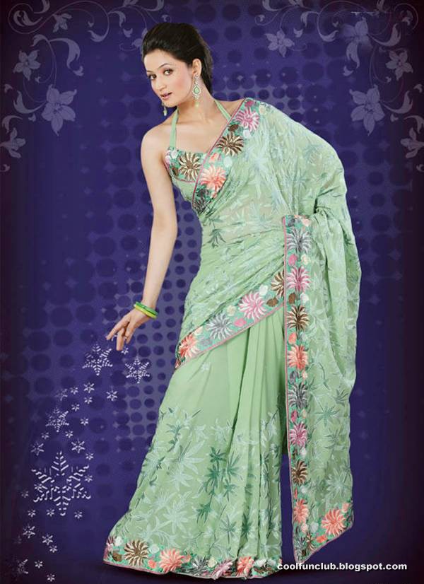 CoolFunClub: Gorgeous Chiffon Sarees