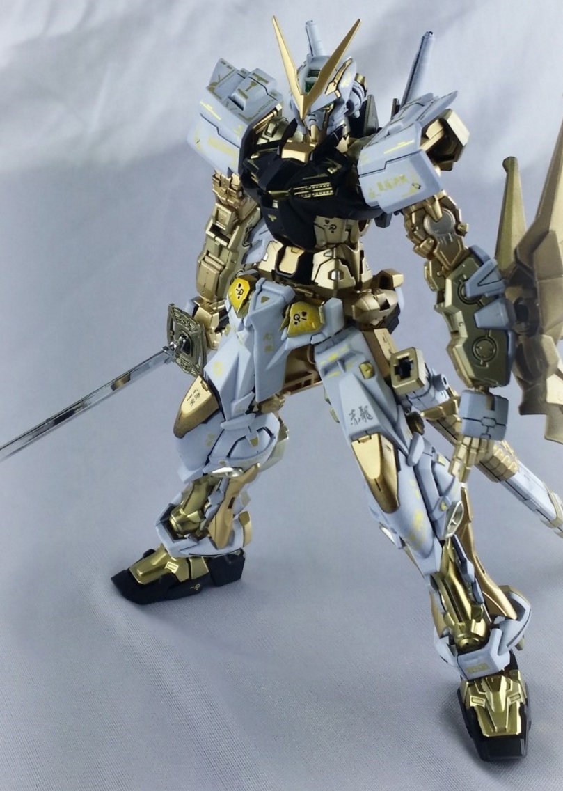 Gundam Family: RG 1/144 Gundam Astray Gold Frame Painted Build