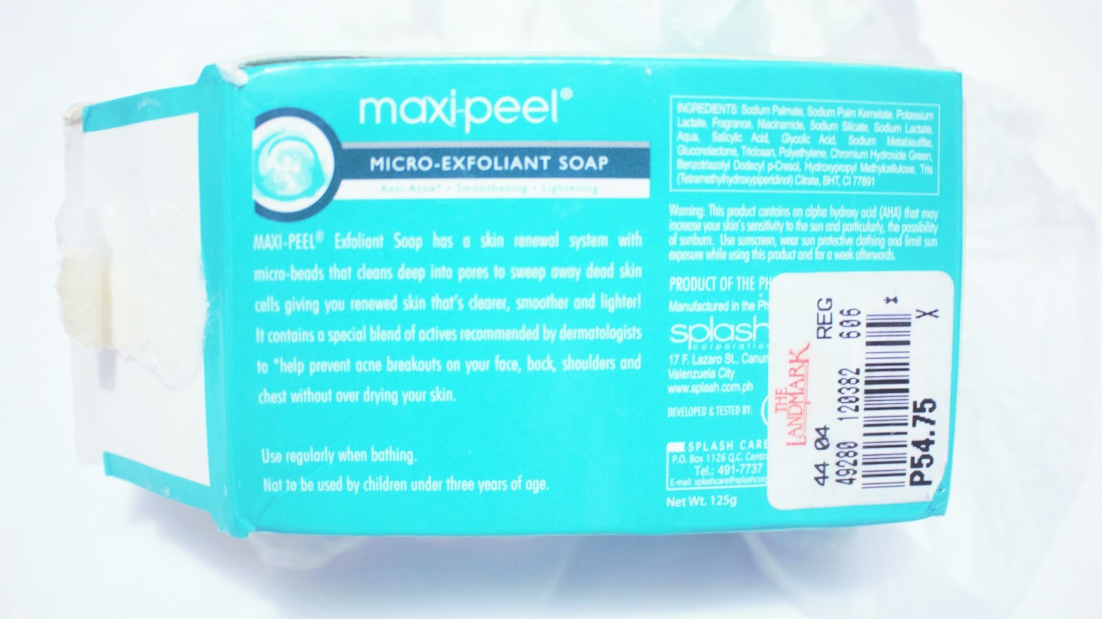 Maxipeel Exfoliant Soap Review - IzzaGlinoFull