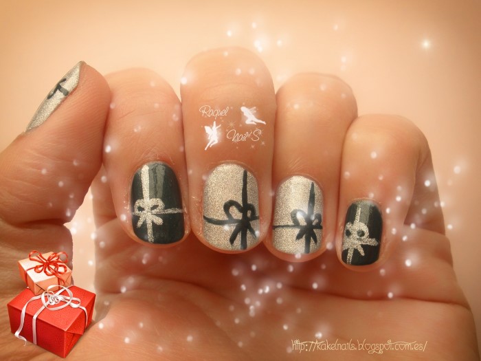 Gift nail art ~ Raquel Nail's
