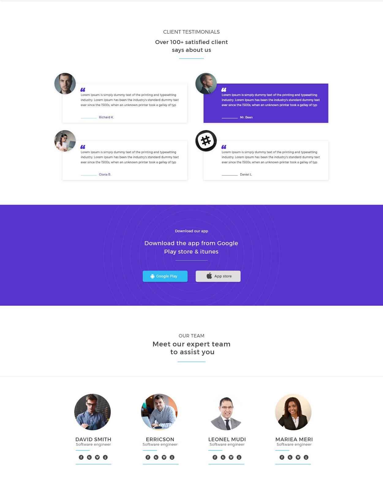 One Page app launching website | UI | Graphics Designer | Brand ...