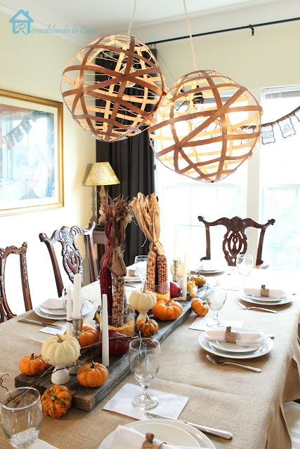 Thanksgiving Table - Remodelando la Casa