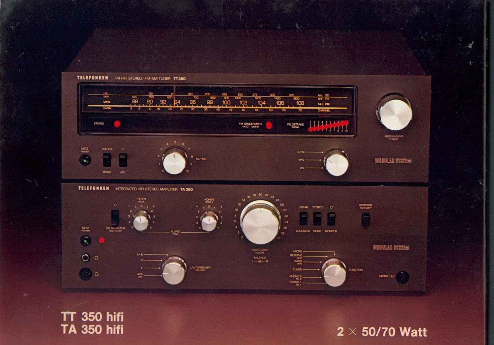 Infrequent Sound [sex.tex] technology: Telefunken TA-350 Integrated ...