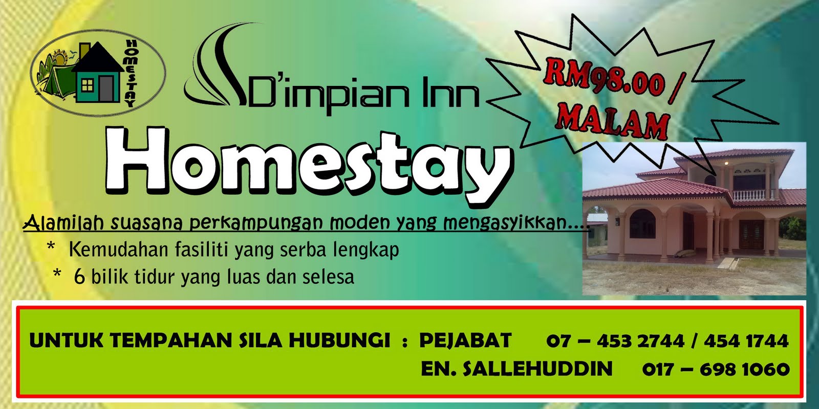 iklan homestay: June 2015