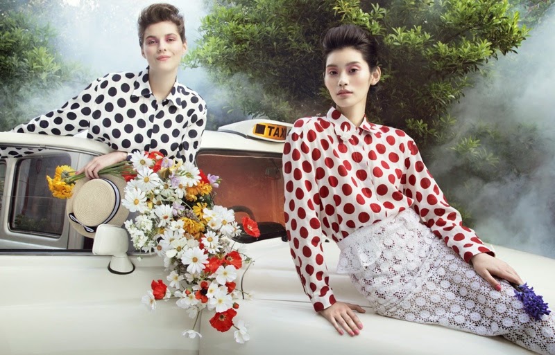 Duchess Dior: "The Brit Wonderland" Ming Xi and Amber Anderson by ...