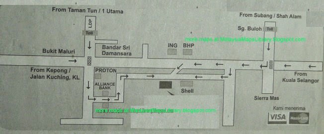 Malaysia Maps Library: Map of Persiaran Industri Bandar Sri Damansara