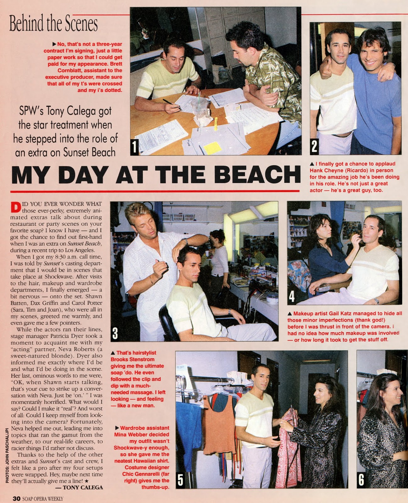 Sunset Beach: Behind The Scenes - My Day At The Beach