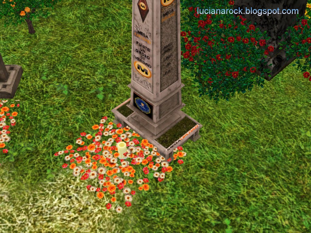 Sims 3 Objetos La Tumba de MEGAUPLOAD R.I.P. | Luciana Rock