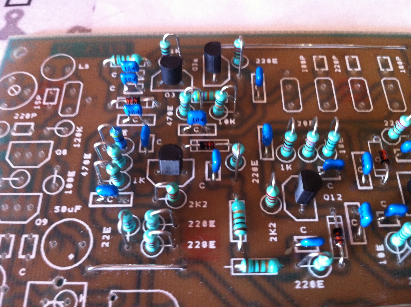 PA1SBM, the life of a dutch radio amateur....: BITX20 - 9. Building and ...