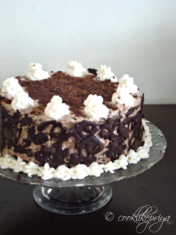 Cook Like Priya Chocolate Forest Cake ~ Happy Birthday Husband ♥