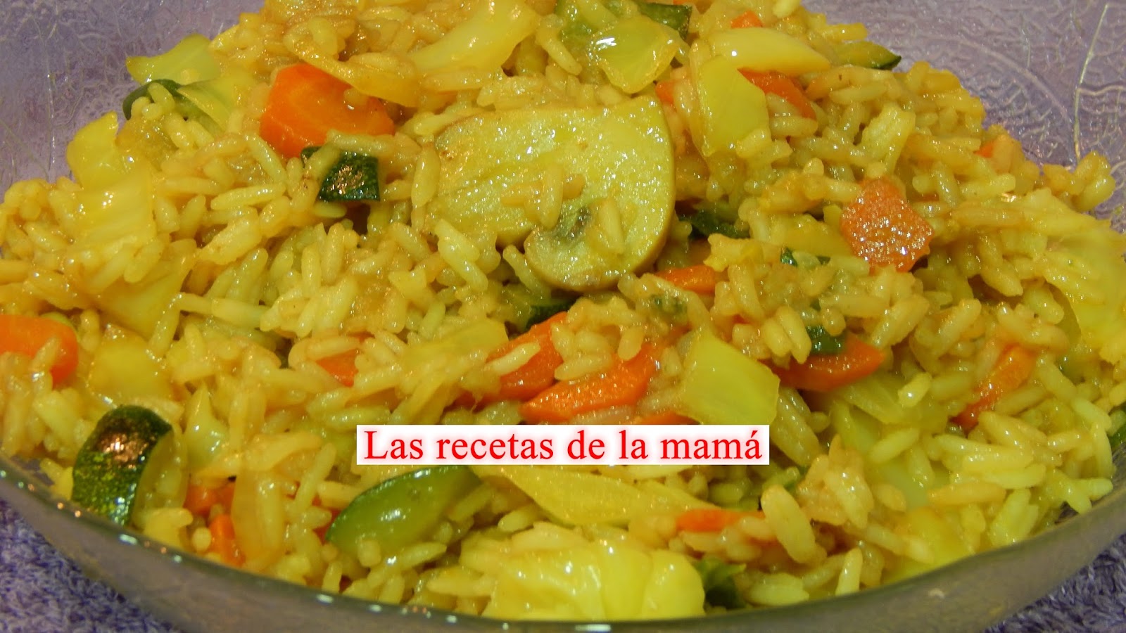 Las recetas de la Mamá: Receta fácil de arroz con verduras al curry