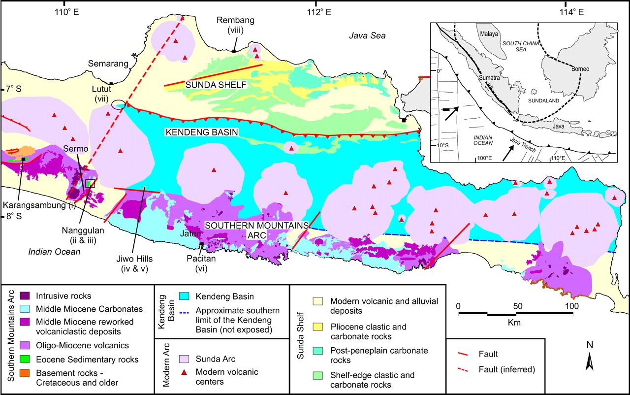Cartografi: GEOLOGI PULAU JAWA
