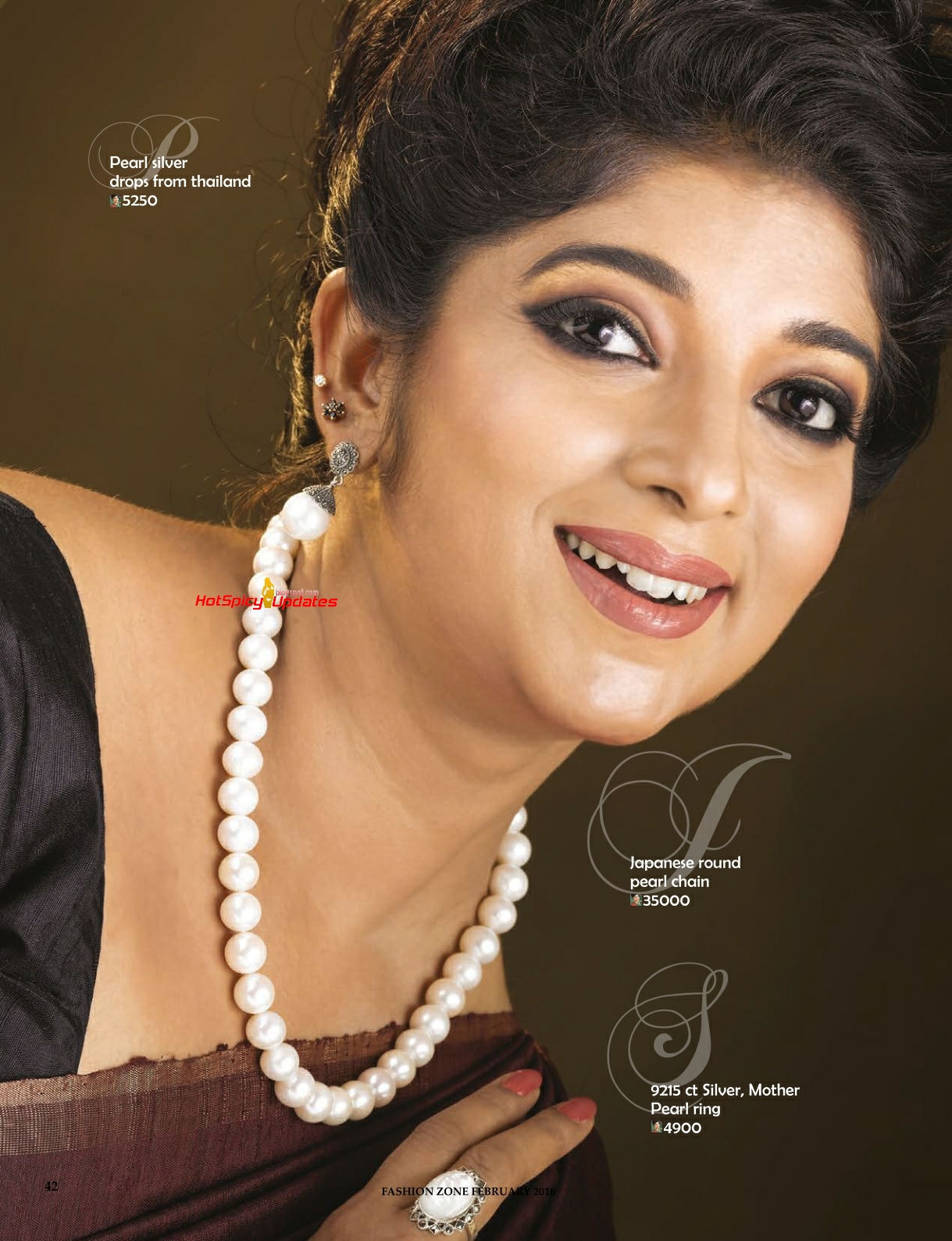 Yesteryear Actress Sithara Latest Advertisement Scans for Ocean Gems ...