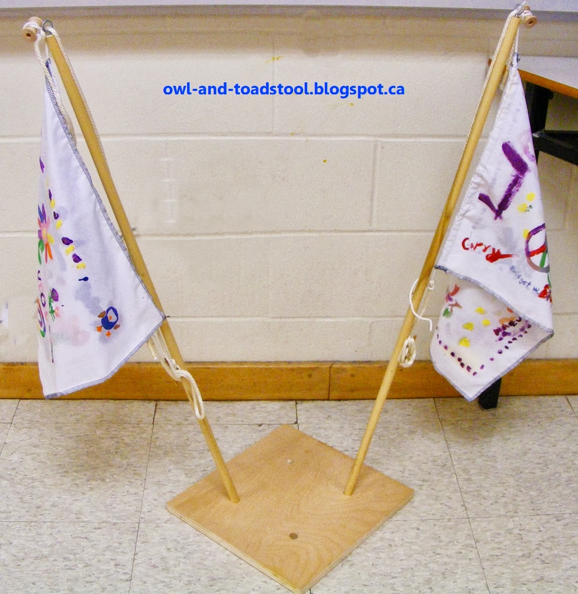 Owl & Toadstool: Guides' Patrol Flags