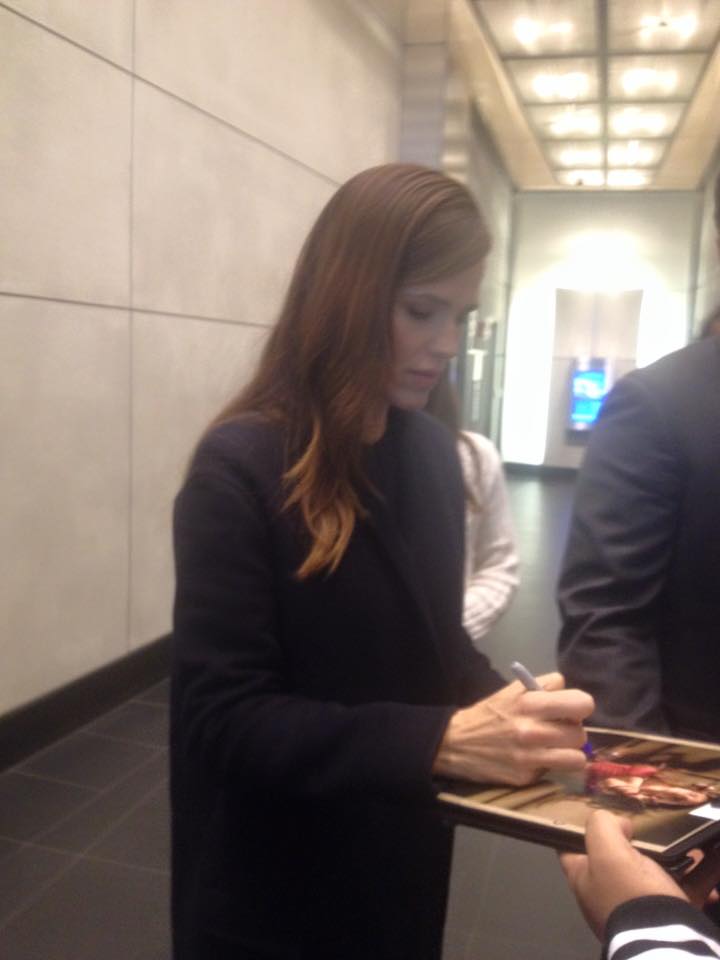 The Autograph Boss: JENNIFER GARNER - Local News Interview 02/22/2016