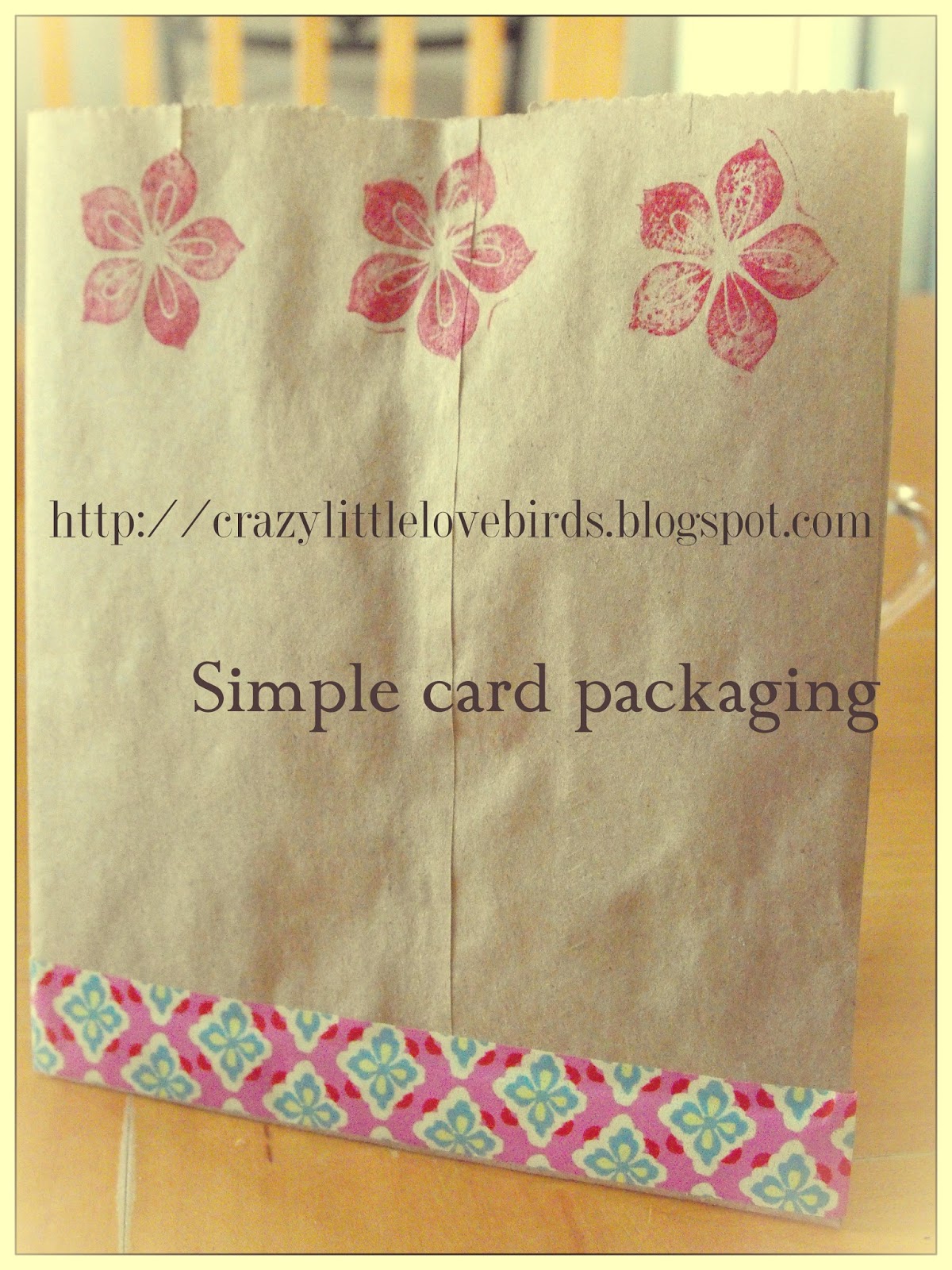 Diy simple Card packaging