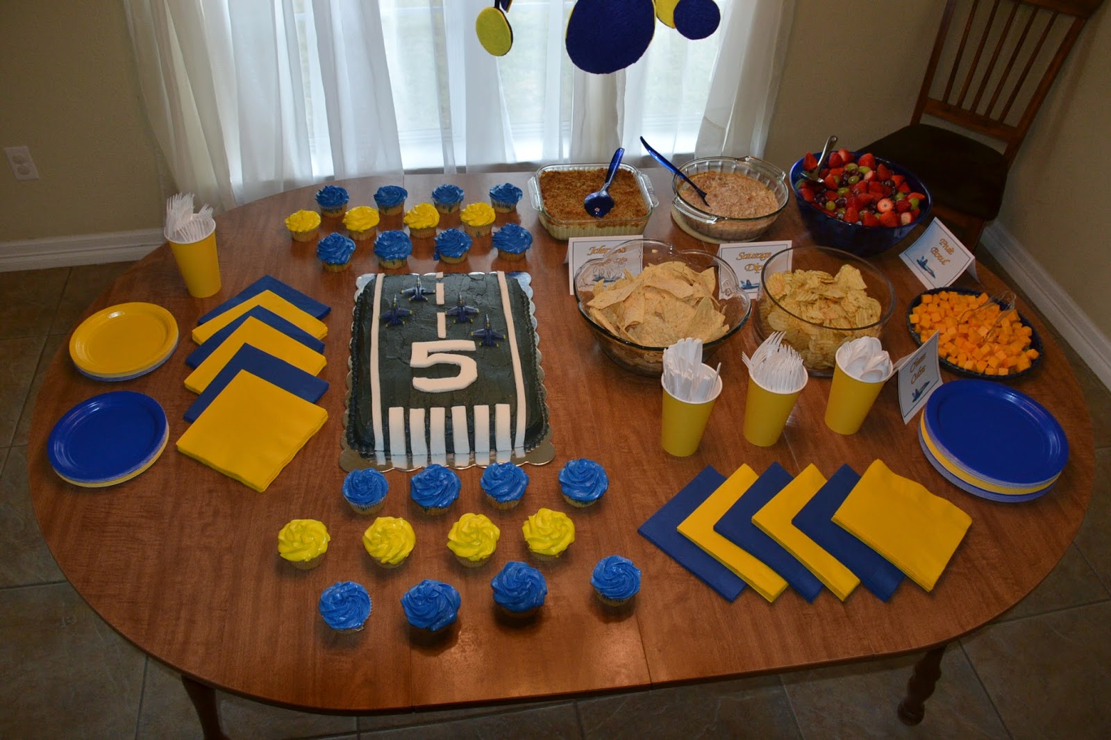 Momgineer Musings: Grayson's 5th Birthday Party - BLUE ANGELS Party!
