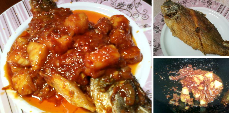 Resepi Ikan Siakap Tiga Rasa | hepymoments