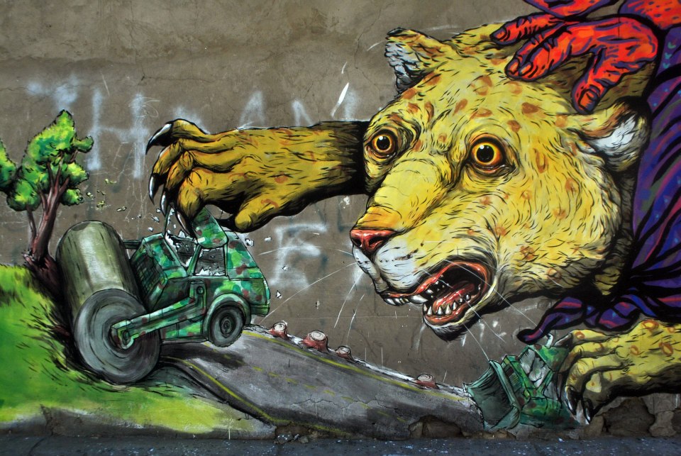 StreetArtNews ES: Ericailcane x Bastardilla Nuevos murales en ...