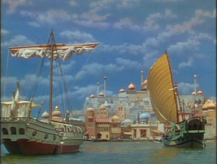 model ships in the cinema: Sinbad the Sailor 1947
