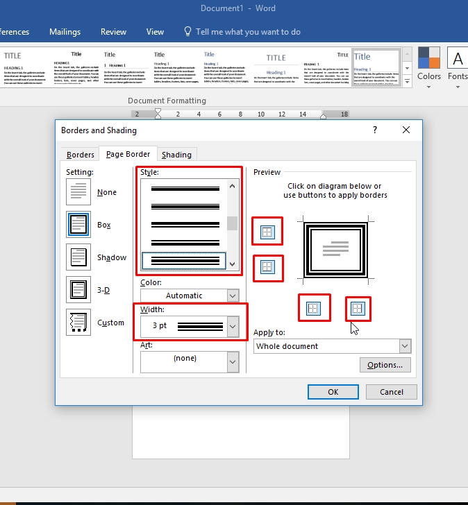 Cara cepat membuat Page Border Microsoft Word - Biologizone