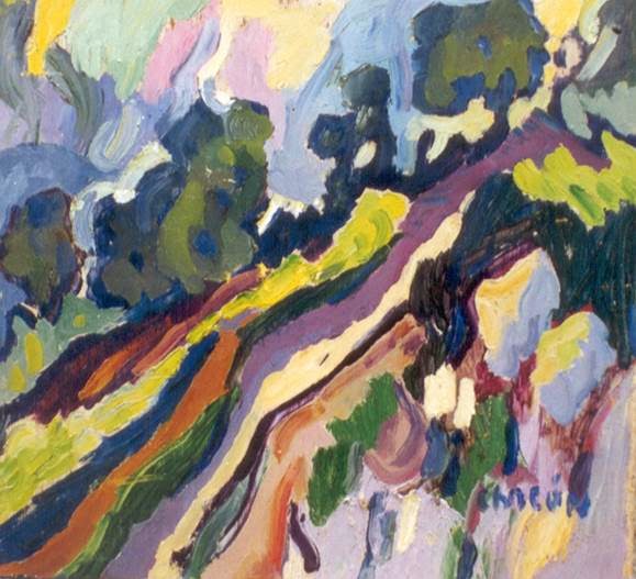 LOS HIJOS DE SIDURI: El umbral del paisaje: obra plástica de Jorge Chacón