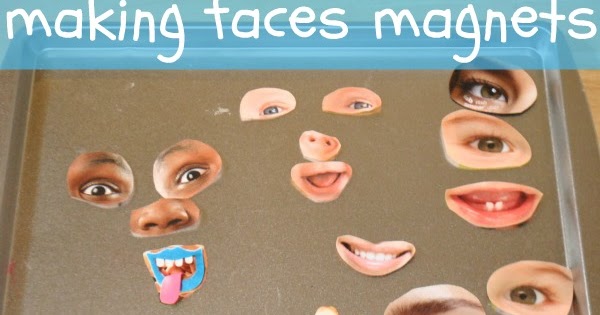 The Iowa Farmer's Wife: Making Faces Magnets