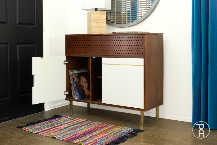 WOOD Speaker Screen | How to Build Record Console Pt. 2 | Pneumatic Addict