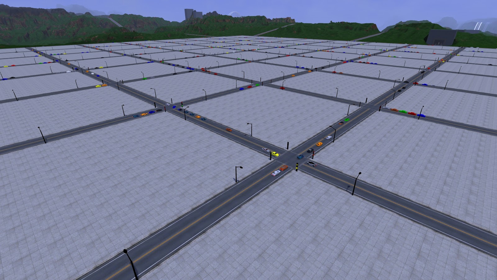 3dworld Car Path Planning And Navigation Within A City