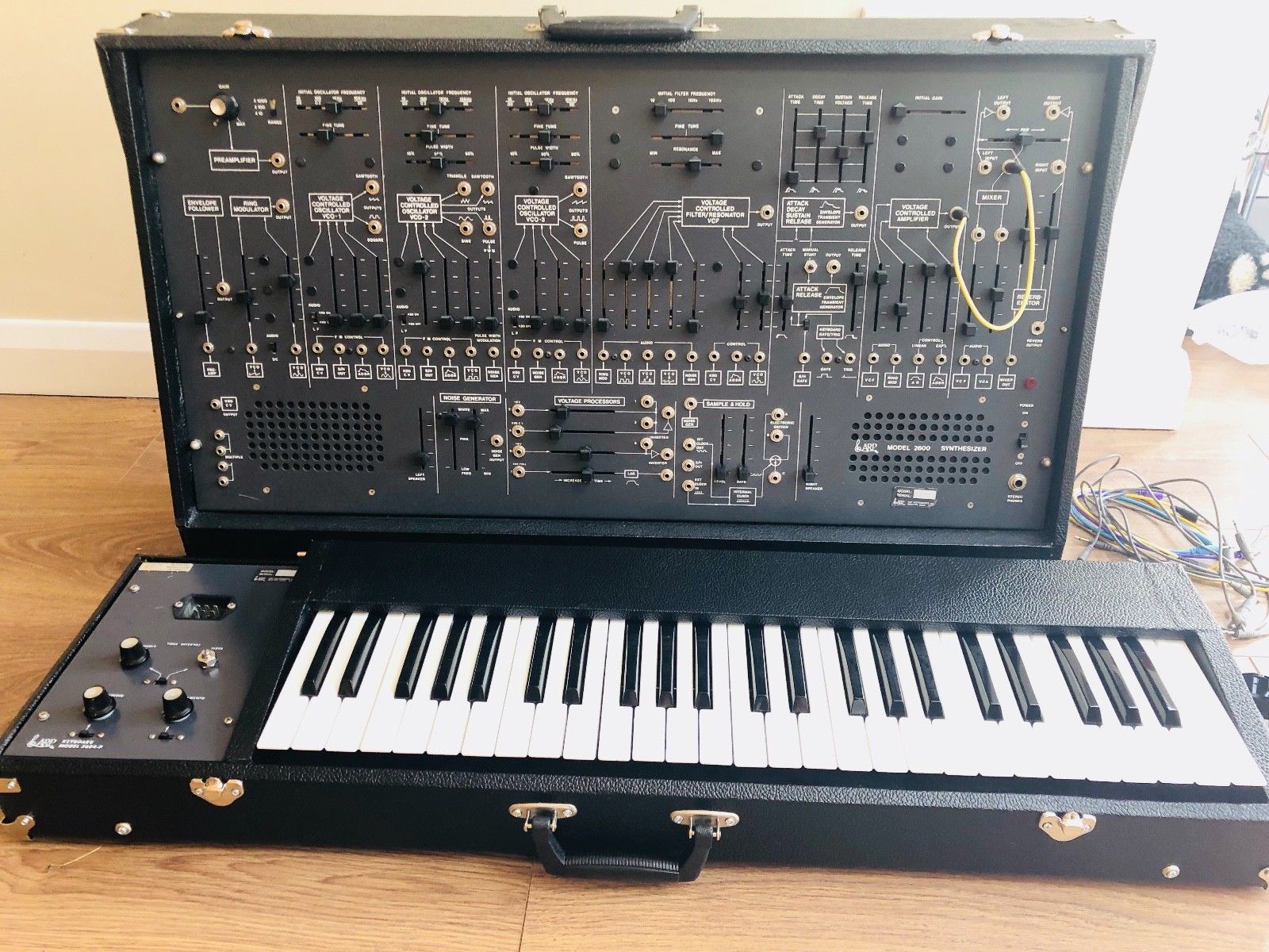 MATRIXSYNTH: ARP 2600 original 1970s grey faced modular synth with ...