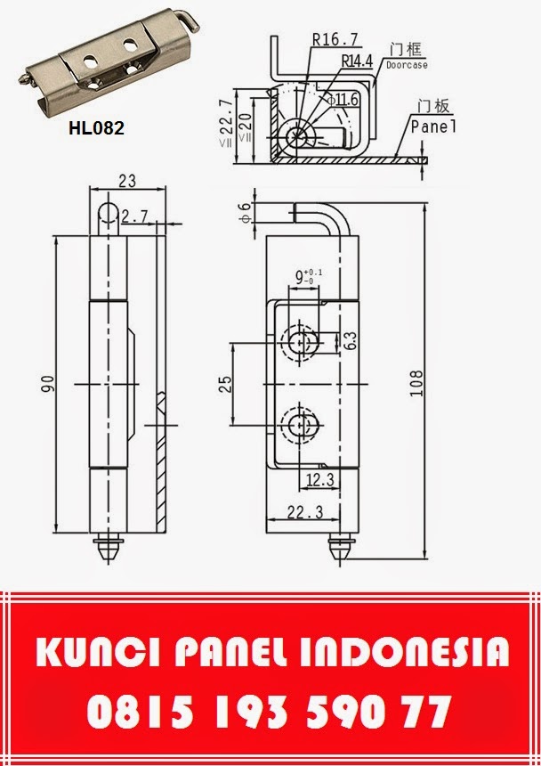 KUNCI PANEL INDONESIA: Jual Engsel Panel Haitan HL082