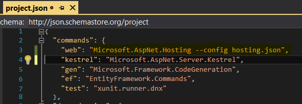 Could not parse the JSON file. AspNet.Hosting requires Hosting.ini to be in JSON format ~ ASP ...