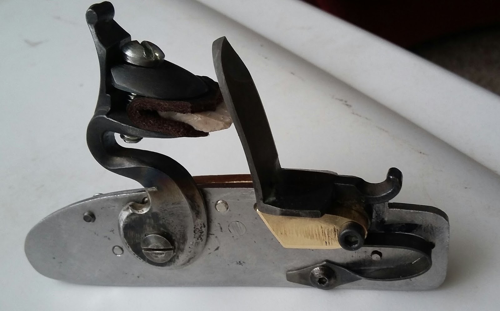 Love of Muzzle Loaders: Making a Flintlock Lock from the parts bin
