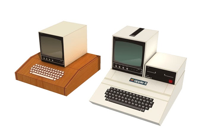 Apple I & II Computer Papercraft | Papercraft Paradise | PaperCrafts ...