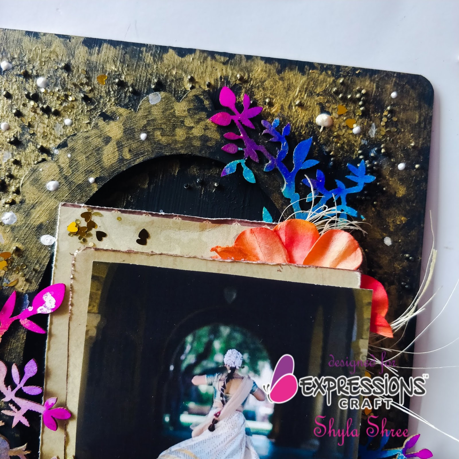 Adhiraacreations: Mixed media frame tutorial