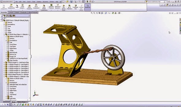 SolidWorks, Basic Assembly Techniques, Part 4, Exploded View ...