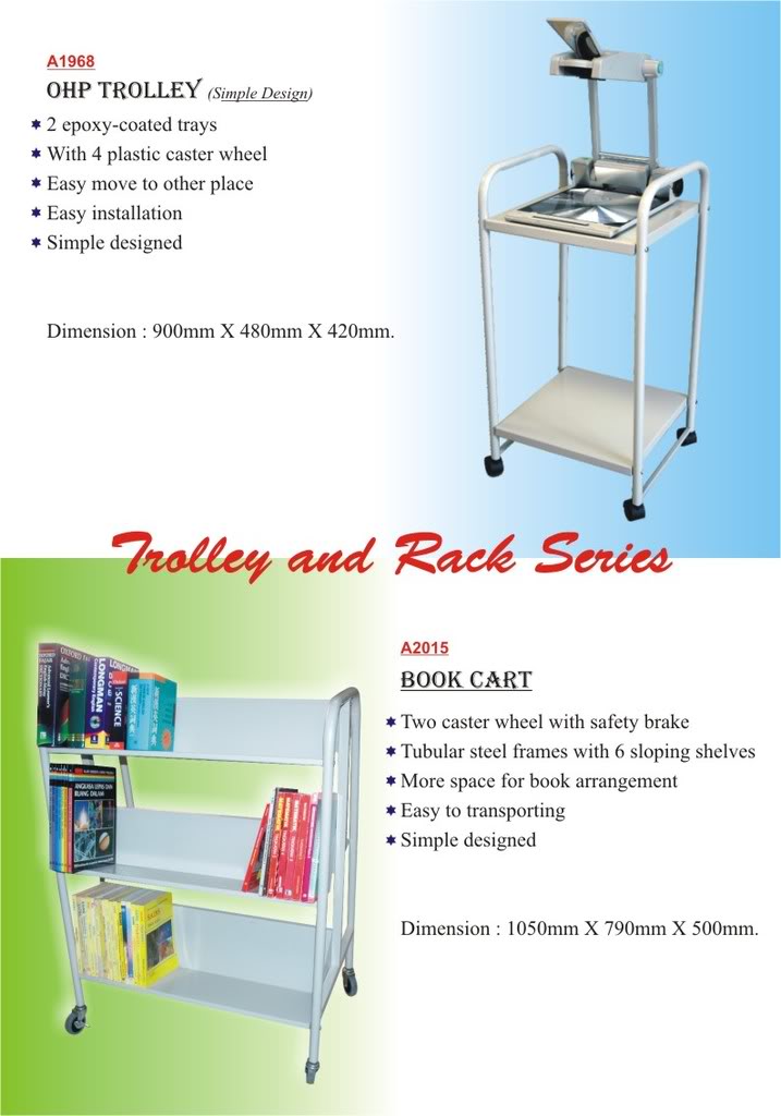 MD SUPPORT MARKETING: TROLLEY AND RACK SERIES