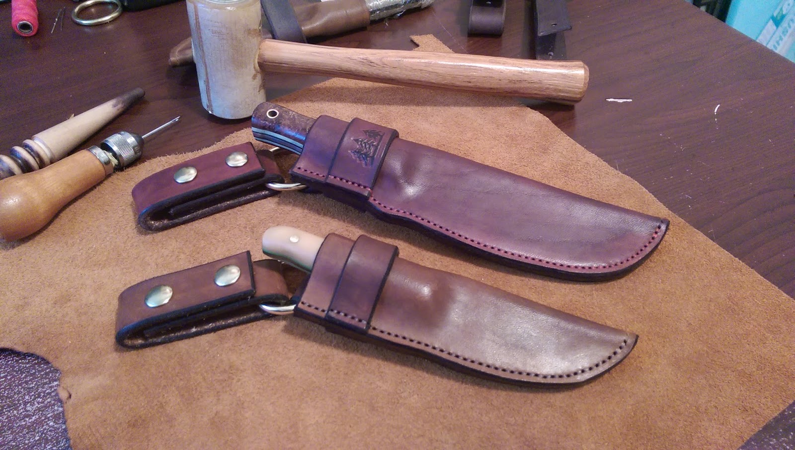 Black Forest Bushcraft: Deluxe Bushcraft Sheaths for Two Karelia Custom ...