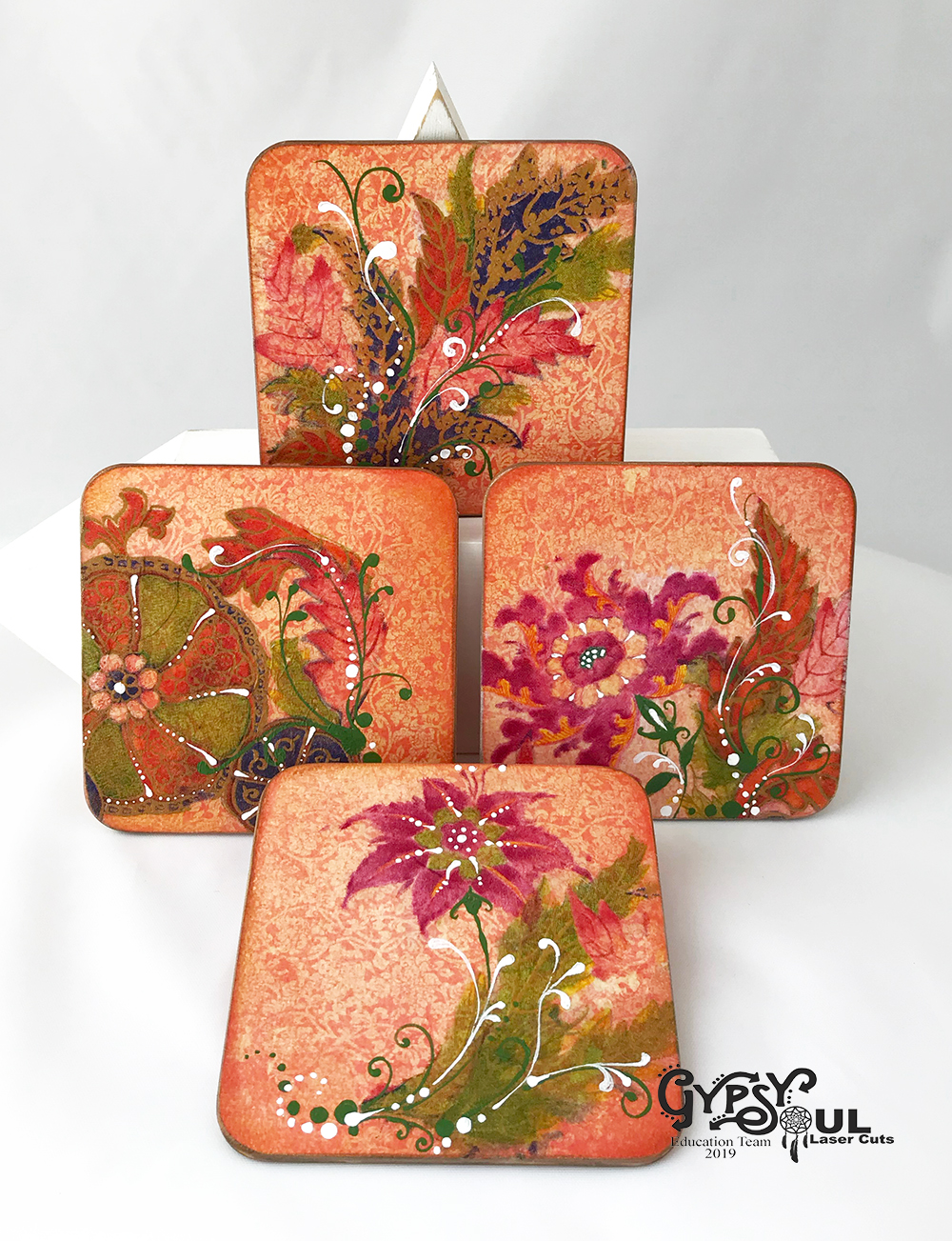 GSL Cuts: Pretty coasters for an alfresco summer