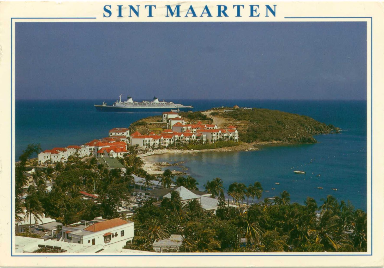 Wax On Daniel-san — Postcards: Netherlands Antilles