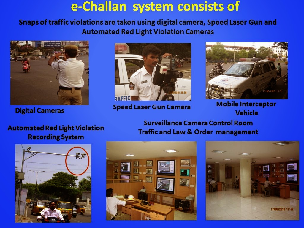 e Challan System at Hyderabad and Cyberabad Traffic Police