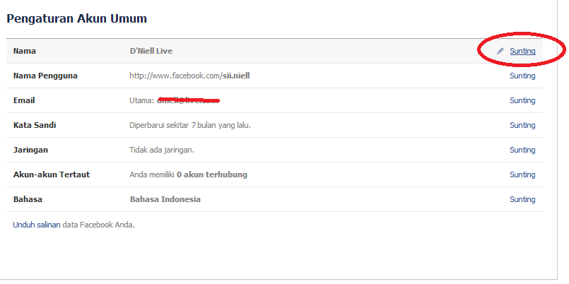 Cara Mengganti Nama Di Facebook - DNIELL MEDIA Cara Mengganti Nama Di Facebook - DNIELL MEDIA