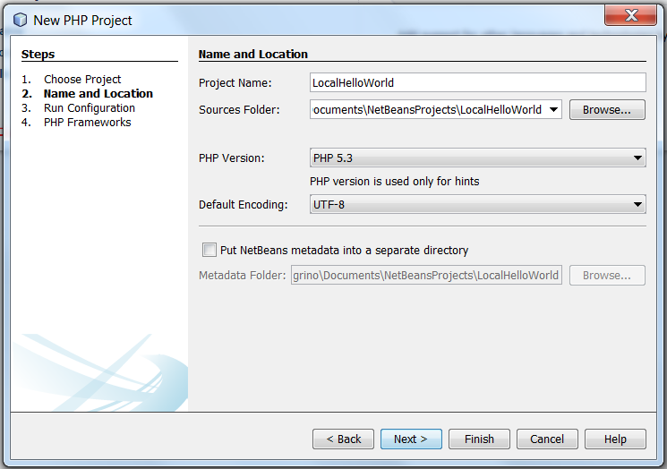 Lavori e Lavoretti: PHP & NetBeans: Creare un Progetto PHP con NetBeans su un Server Locale