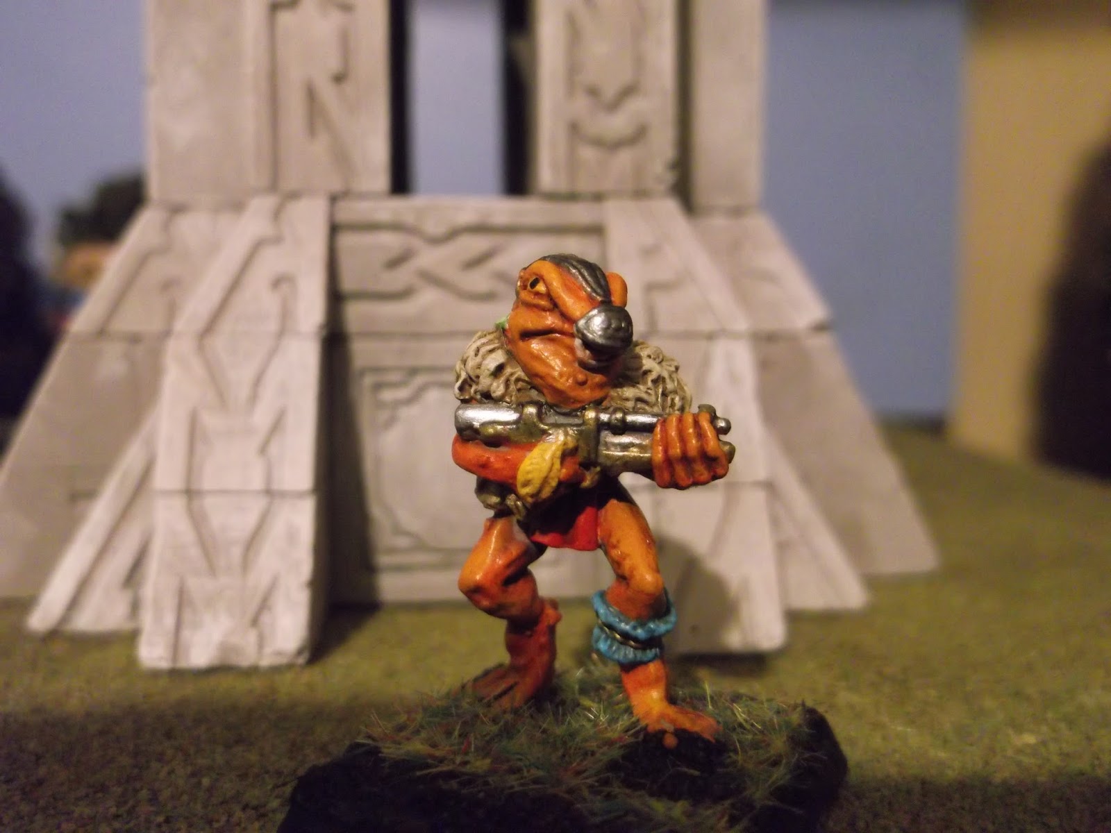 Goblin Lee's Miniatures Blog. : Space Slann Completed!
