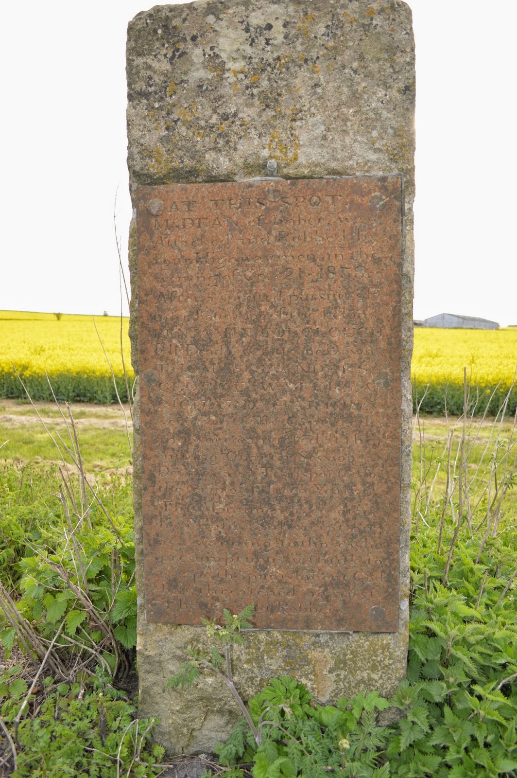 Random encounters with the unusual: A Robbery at Gore Cross