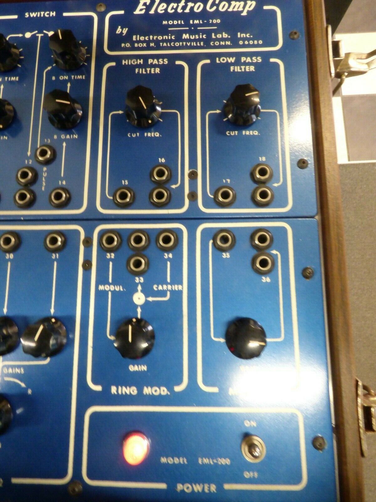 MATRIXSYNTH: Vintage 1970's ElectroComp EML-200 Modular Synthesizer