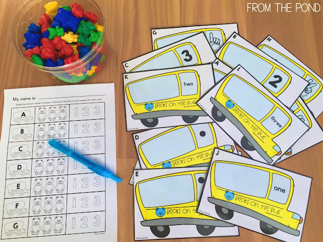 Bears On Wheels Activities