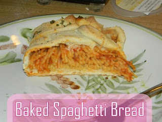Growing to Four: Baked Spaghetti Bread