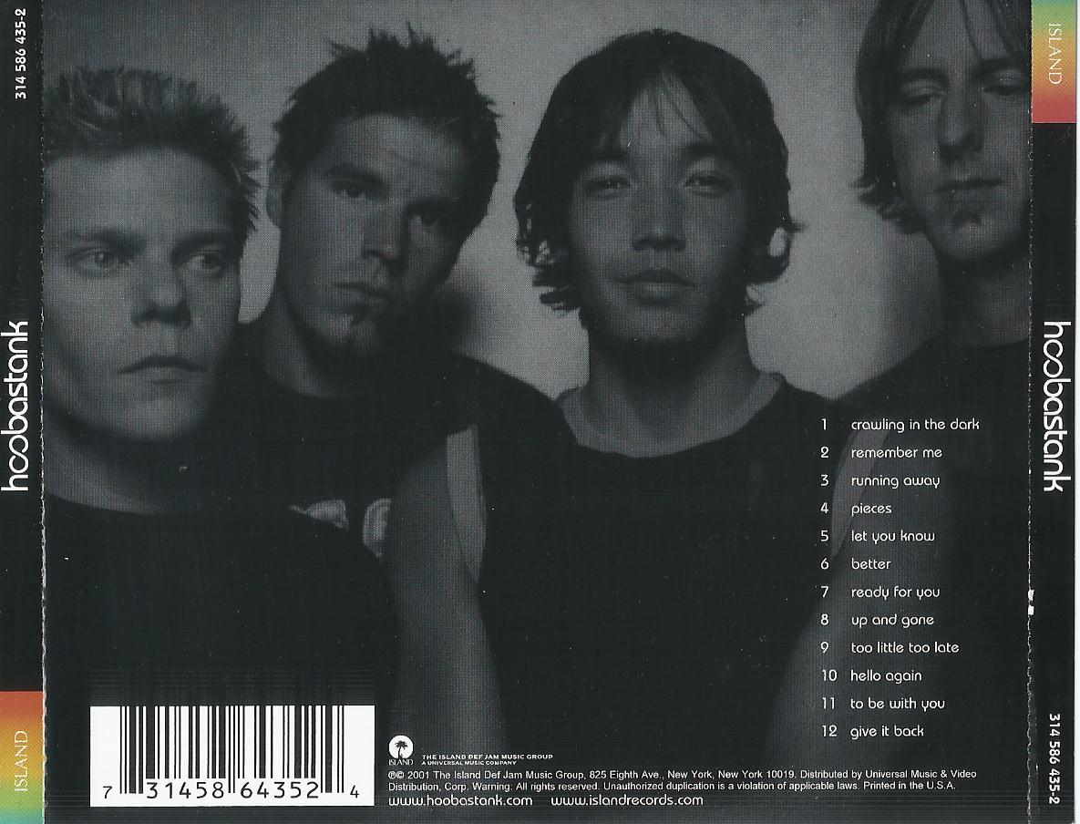 Encarte: Hoobastank - Hoobastank - Encartes Pop